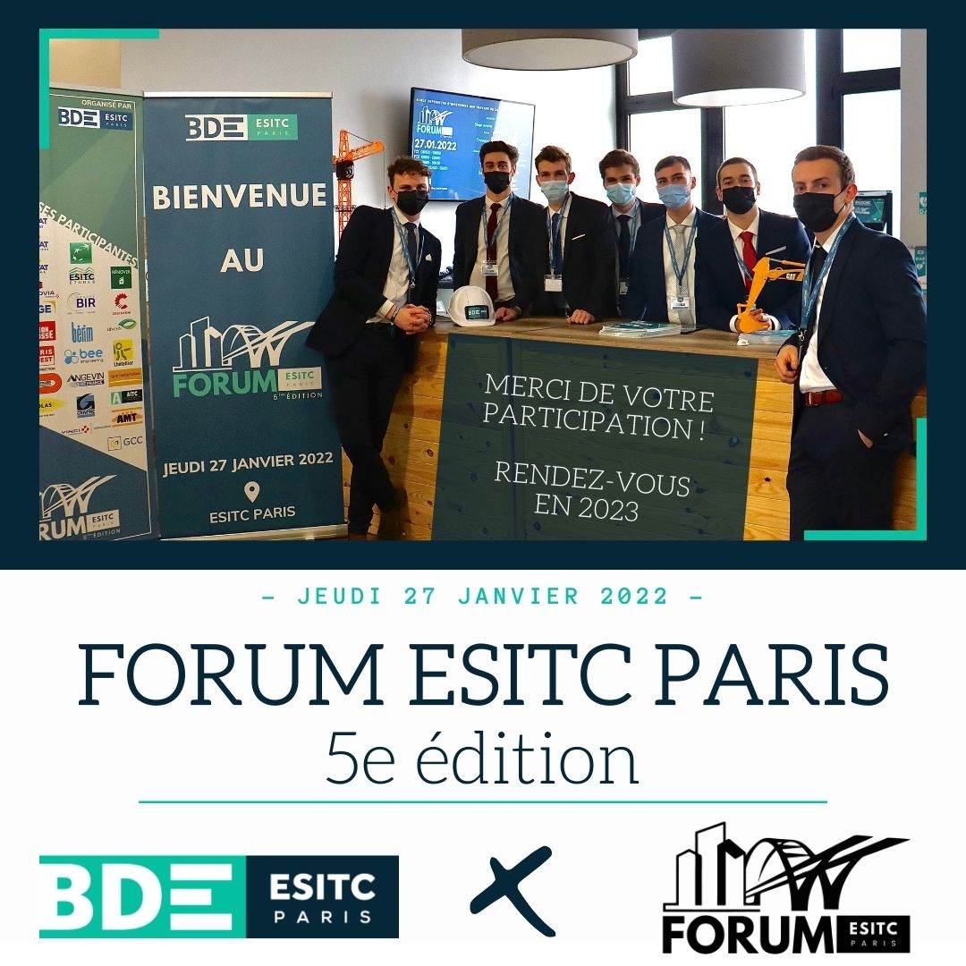 FORUM ESITC PARIS 2022 – BDE ESITC PARIS